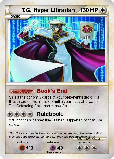 Pokémon T G Hyper Librarian - Book's End - My Pokemon Card