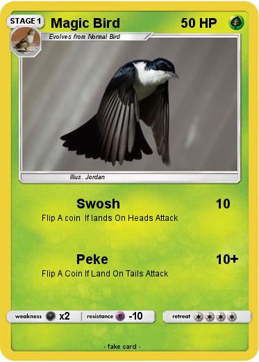 Pokémon Magic Bird - Swosh - My Pokemon Card