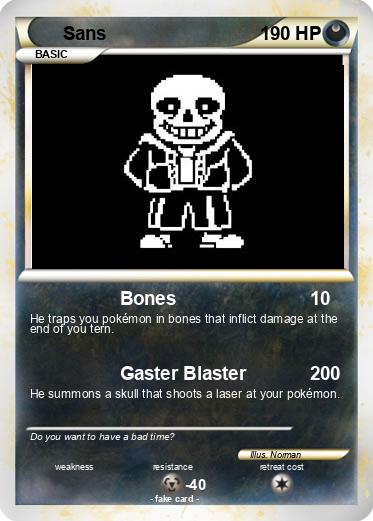 Pokémon Sans 3989 3989 - Bones - My Pokemon Card