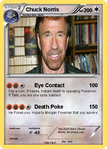 Pokémon Chuck Norris 3204 3204 - Eye Contact - My Pokemon Card