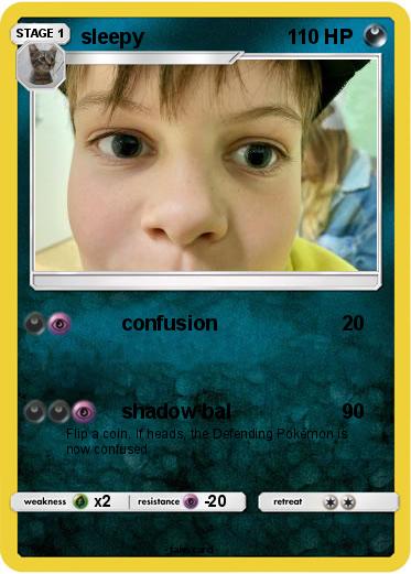 Pokémon sleepy 410 410 - confusion - My Pokemon Card