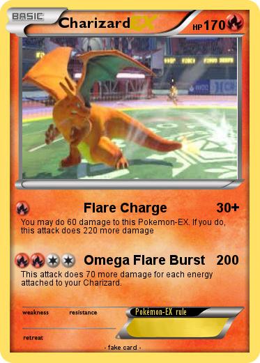 Pokémon Charizard 9586 9586 - Flare Charge - My Pokemon Card