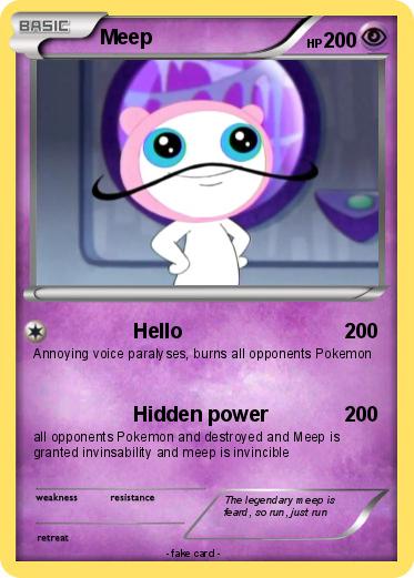 Pokémon Meep 96 96 - Hello - My Pokemon Card