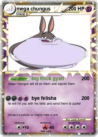 Pokémon mega chungus 29 29 - big thick gyatt - My Pokemon Card