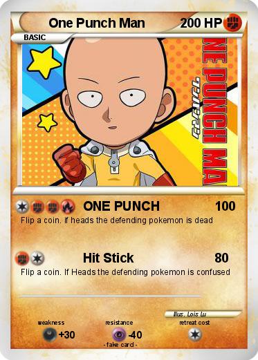 Pokémon One Punch Man 44 44 - ONE PUNCH - My Pokemon Card