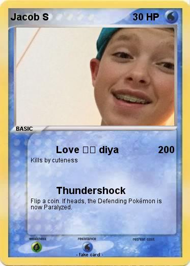Pokémon Jacob S 51 51 - Love ️ diya - My Pokemon Card