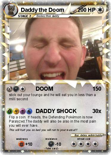 Pokémon Daddy the Doom - DOOM - My Pokemon Card