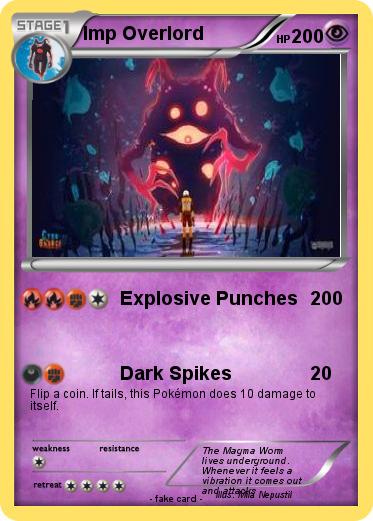 Pokémon Imp Overlord - Explosive Punches - My Pokemon Card