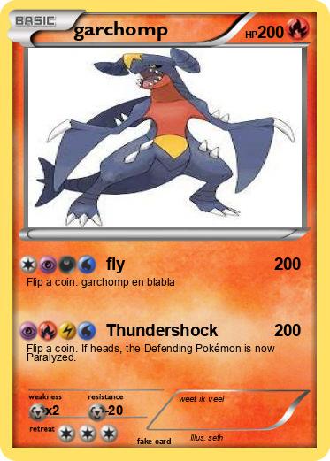 Pokémon garchomp 905 905 - fly - My Pokemon Card