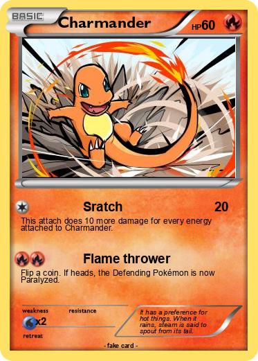 Pokémon Charmander 2538 2538 - Sratch - My Pokemon Card