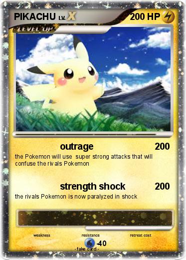 Pokémon PIKACHU 9242 9242 - outrage - My Pokemon Card