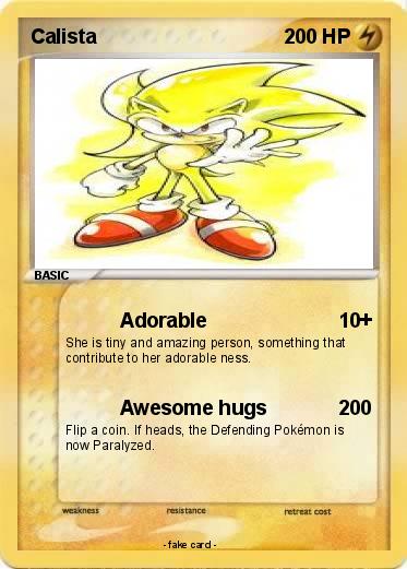 Pokémon Calista 1 1 - Adorable - My Pokemon Card