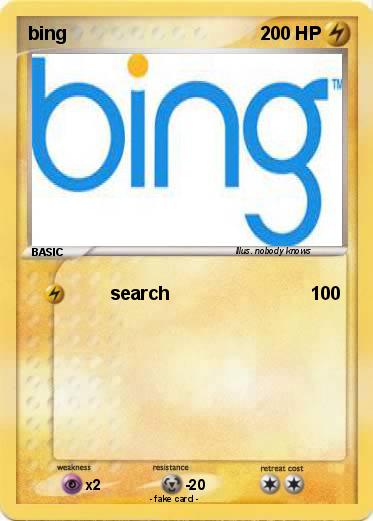 Pokémon bing 52 52 - search - My Pokemon Card