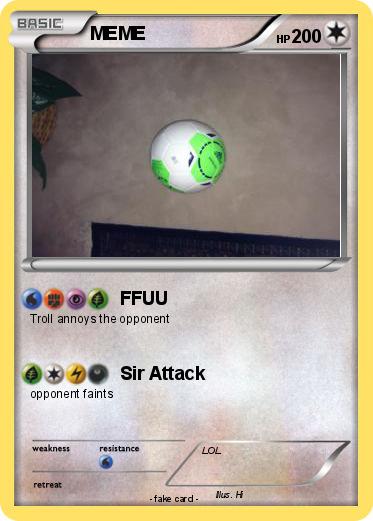 Pokémon MEME 202 202 - FFUU - My Pokemon Card