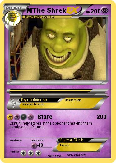Pokémon The Shrek 2 2 - Stare - My Pokemon Card