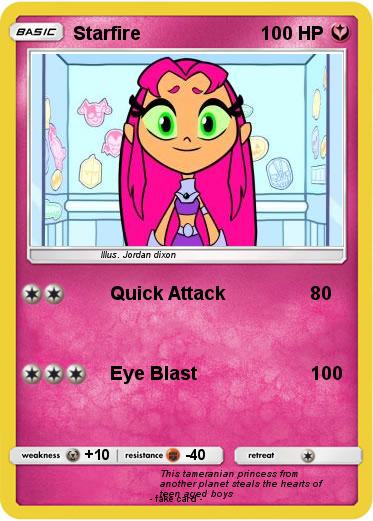 Pokémon Starfire 138 138 - Quick Attack - My Pokemon Card
