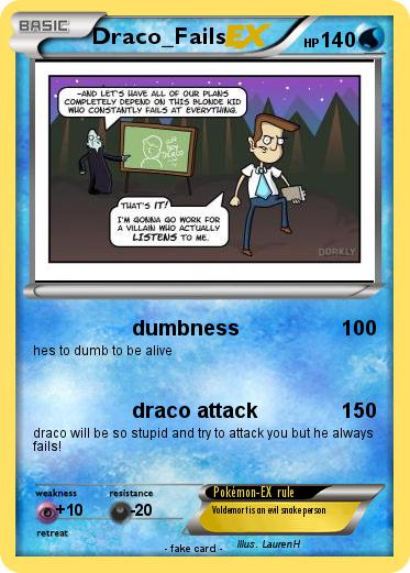 Pokémon Draco Fails - dumbness - My Pokemon Card