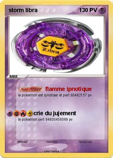 Pokémon storm libra - flamme ipnotique - Ma carte Pokémon