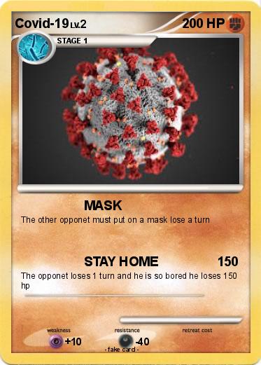 Pokémon Covid 19 19 19 - MASK - My Pokemon Card