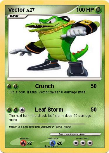 Pokémon Vector 168 168 - Crunch - My Pokemon Card