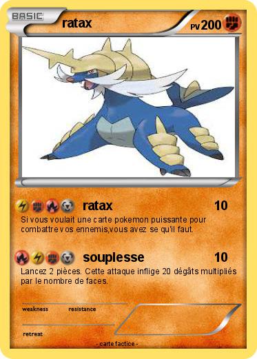 Pokémon ratax - ratax - Ma carte Pokémon