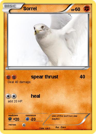 Pokémon Sorrel 2 2 - spear thrust - My Pokemon Card