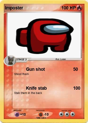 Pokémon Imposter 310 310 - Gun shot - My Pokemon Card