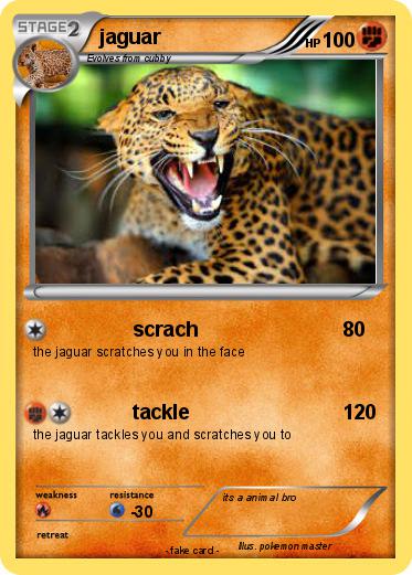 Pokémon jaguar 125 125 - scrach - My Pokemon Card