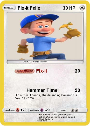 Pokémon Fix It Felix 33 33 - Fix-It - My Pokemon Card