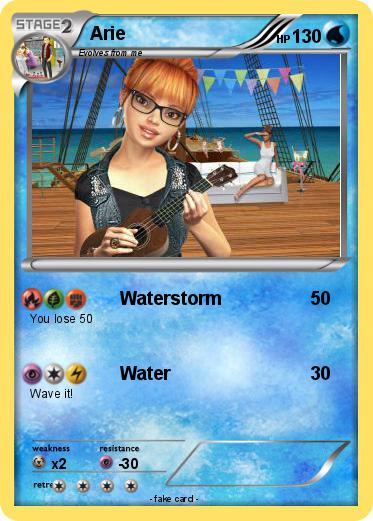 Pokémon Arie 8 8 - Waterstorm - My Pokemon Card