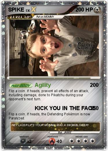 Pokémon SPIKE 599 599 - Agility - My Pokemon Card