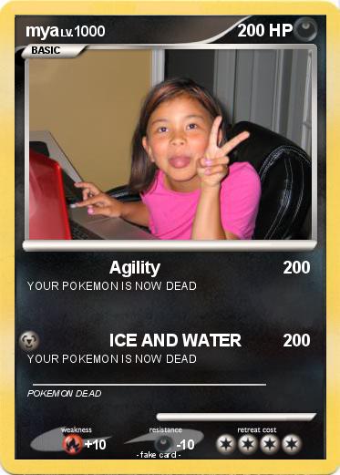 Pokémon mya 37 37 - Agility - My Pokemon Card