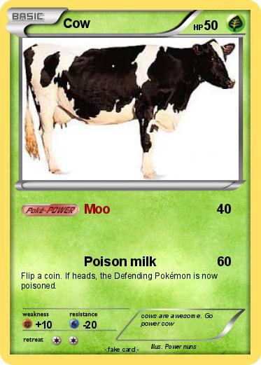 Pokémon Cow 368 368 - Moo - My Pokemon Card