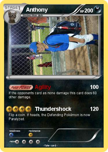 Pokémon Anthony 1173 1173 - Agility - My Pokemon Card