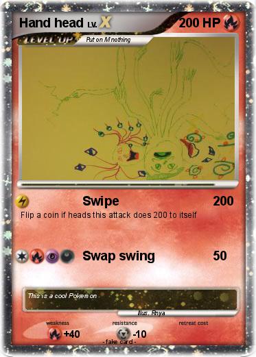 Pokémon Hand head - Swipe - My Pokemon Card