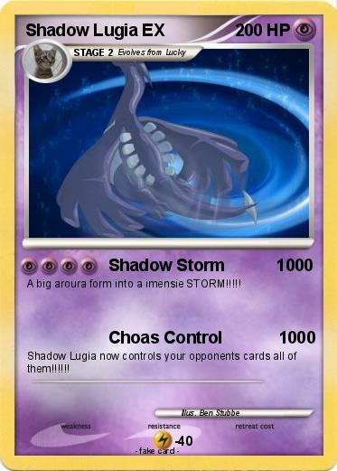 Pokémon Shadow Lugia EX 50 50 - Shadow Storm 1000 - My Pokemon Card