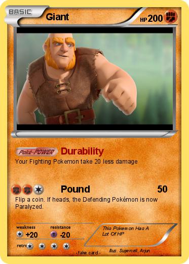 Pokémon Giant 1000 1000 - Durability - My Pokemon Card