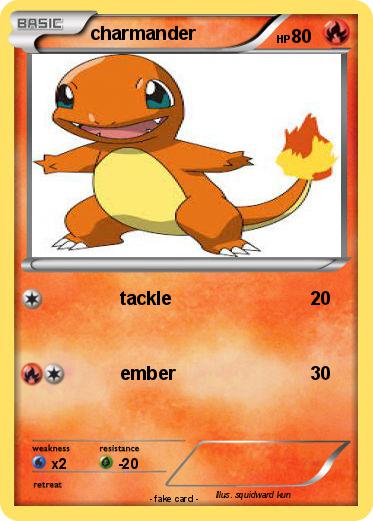 Pokémon charmander 1056 1056 - tackle - My Pokemon Card