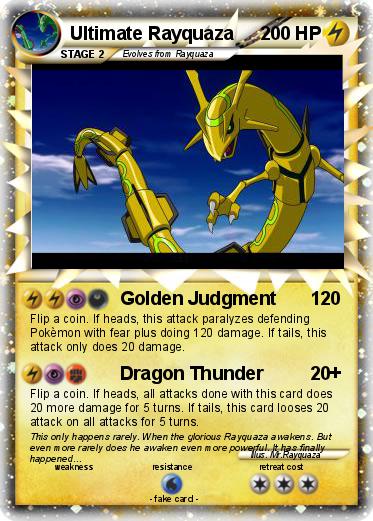 Pokémon Ultimate Rayquaza 27 27 - Golden Judgment - My Pokemon Card