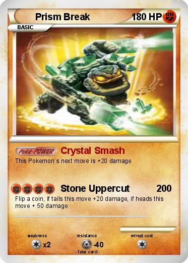 Pokémon Prism Break 112 112 - Crystal Smash - My Pokemon Card