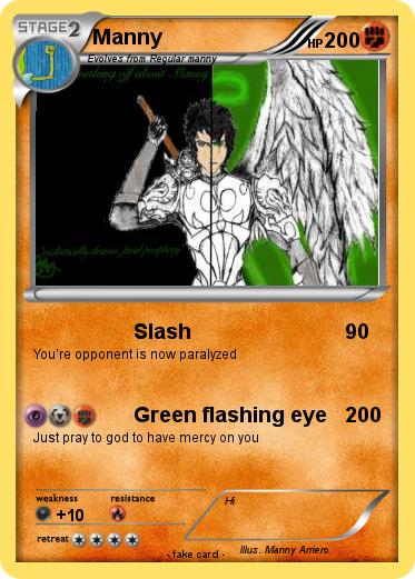 Pokémon Manny 219 219 - Slash - My Pokemon Card