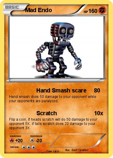 Pokémon Mad Endo 1 1 - Hand Smash scare - My Pokemon Card