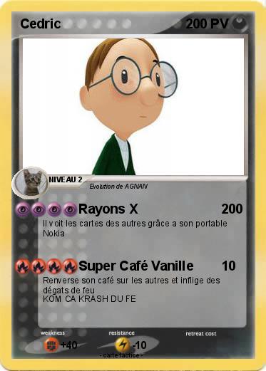 Pokémon Cedric 125 125 - Rayons X - Ma carte Pokémon