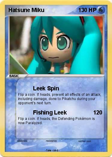 Pokémon Hatsune Miku 231 231 - Leek Spin - My Pokemon Card