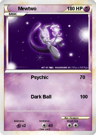 Pokémon Mewtwo EX 185 185 - Psychic - My Pokemon Card