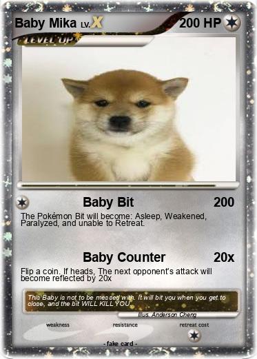 Pokémon Baby Mika - Baby Bit - My Pokemon Card