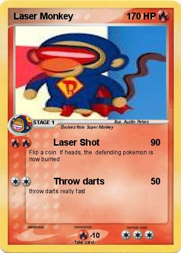 Pokémon Laser Monkey - Laser Shot - My Pokemon Card