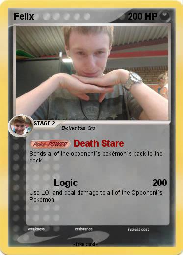 Pokémon Felix 222 222 - Death Stare - My Pokemon Card