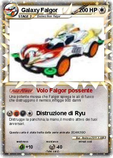 Pokémon Galaxy Falgor - Volo Falgor possente - My Pokemon Card