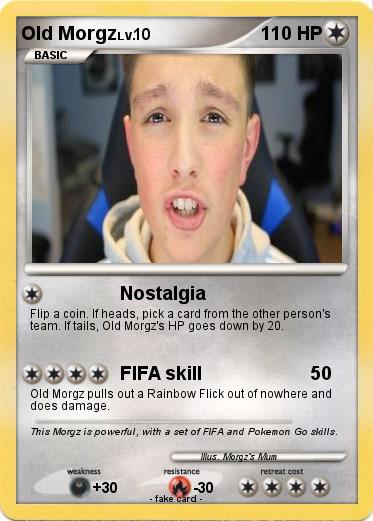 Pokémon Old Morgz - Nostalgia - My Pokemon Card